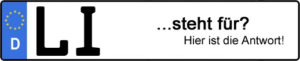 Wofür steht das Kfz-Kennzeichen LI? - Kfz-Kennzeichen - AUTOPURISTEN.net