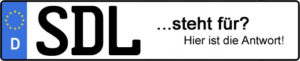 Wofür steht das Kfz-Kennzeichen SDL? - AUTOPURISTEN.net